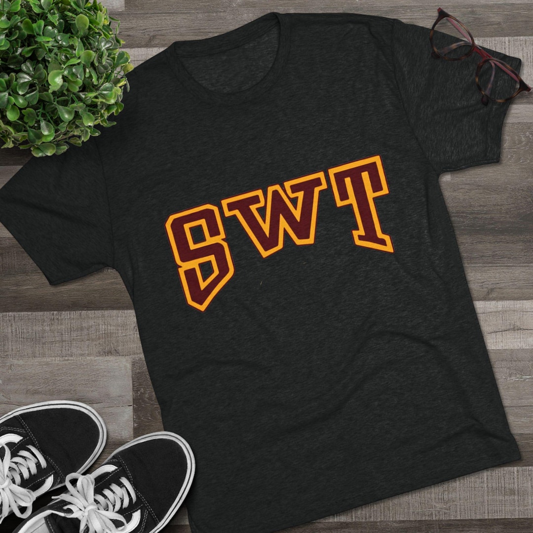 SWT. Southwest Texas State. Unisex Tri-blend Crew Tee - Etsy