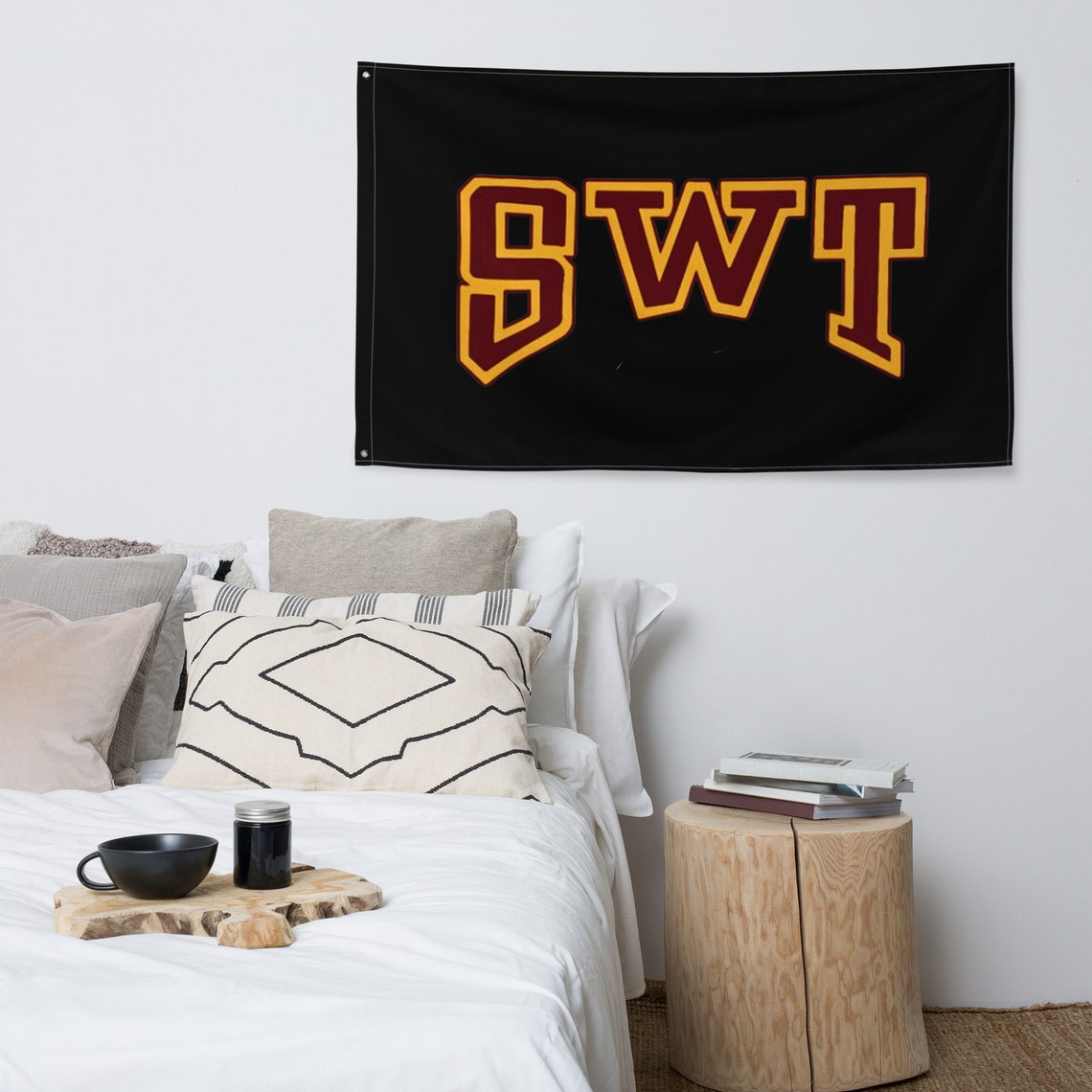 SWT Flag black Background - Etsy