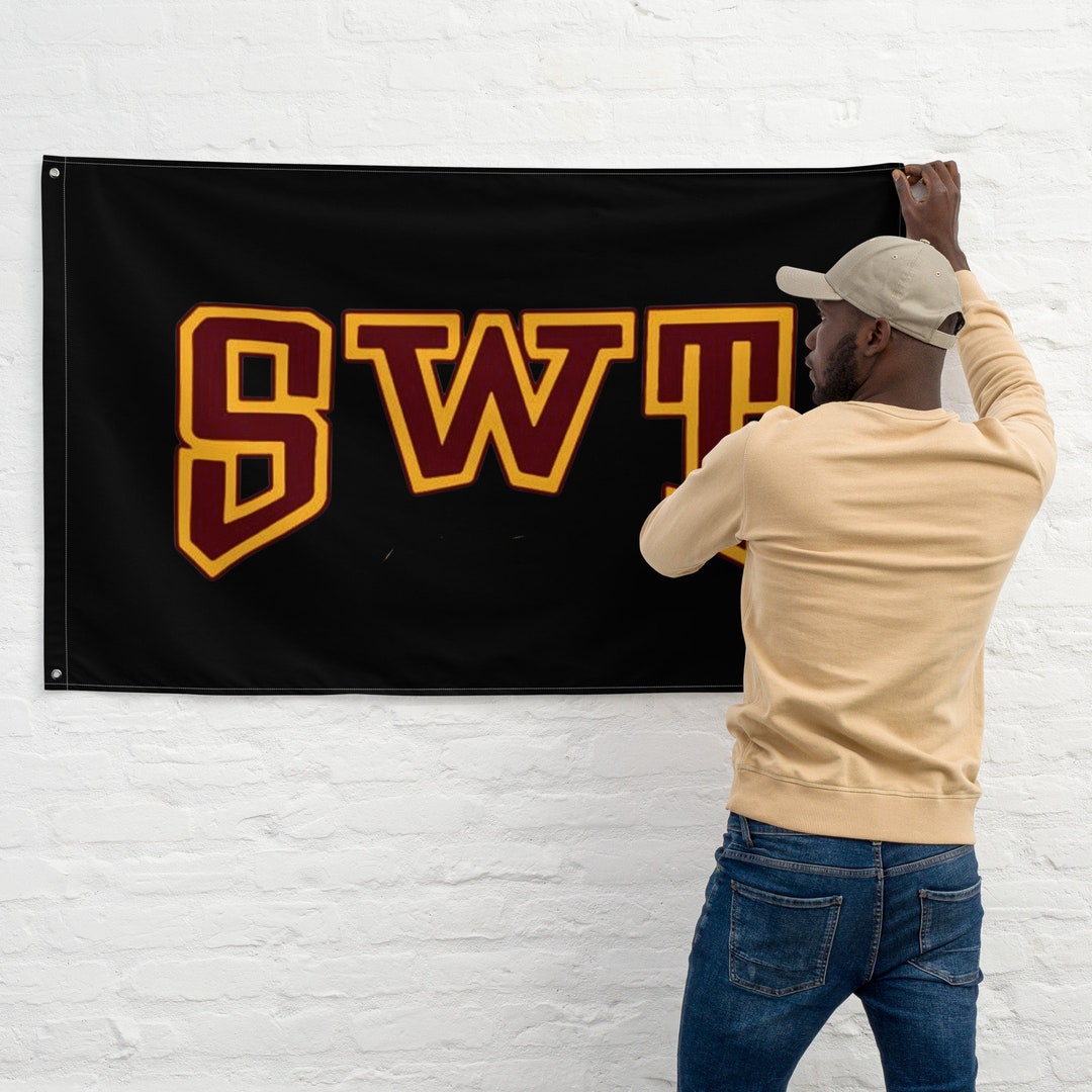 SWT Flag (black Background) - Etsy
