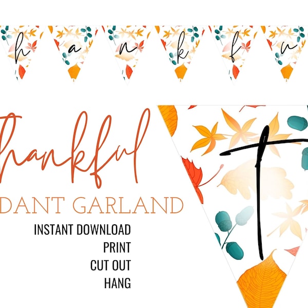 Autumn Bunting - Etsy