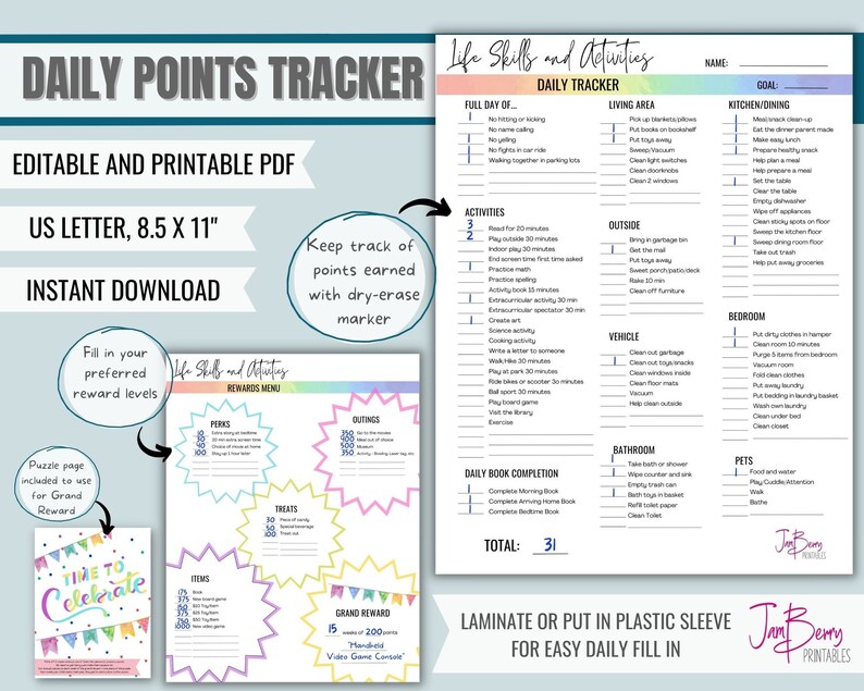 Kids Rewards Chart Full Bundle Routine Task Books ADHD ASD ODD - Etsy