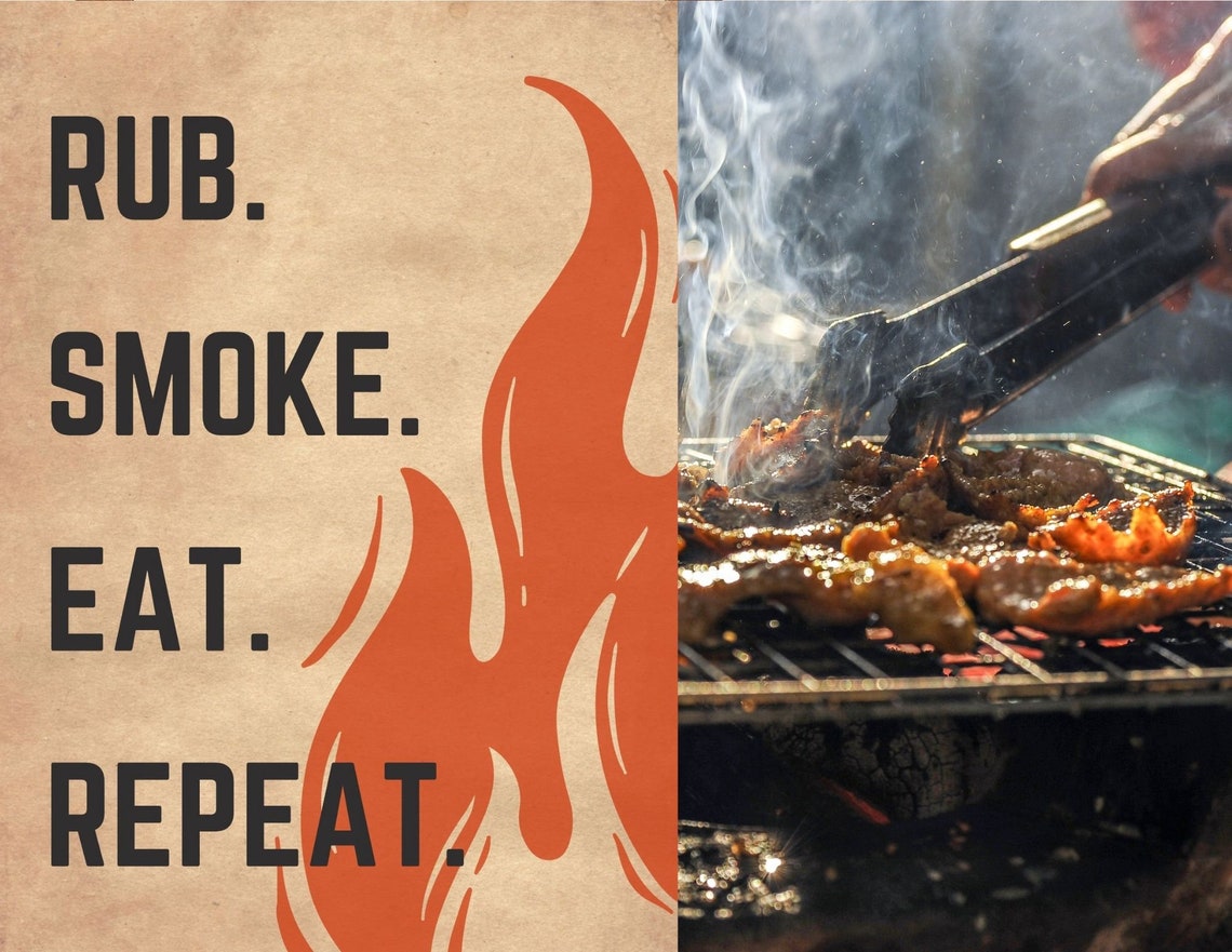 Barbeque Sign, BBQ Party Sign, Instant Download, Printable PDF and Jpeg ...