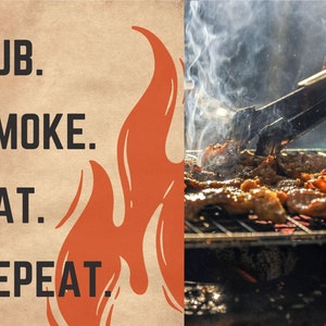 Barbeque Sign, BBQ Party Sign, Instant Download, Printable PDF and Jpeg ...