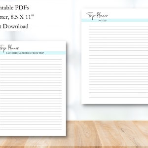 Vacation Planner Trip Planner Travel Planner Organizer Planner ...