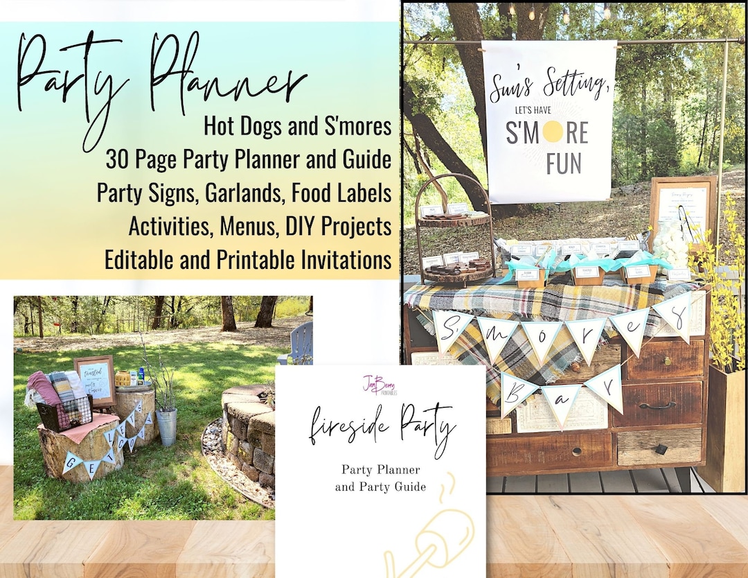 Fireside Party Planner Guide Full Bundle, Printable Signs and Decor ...