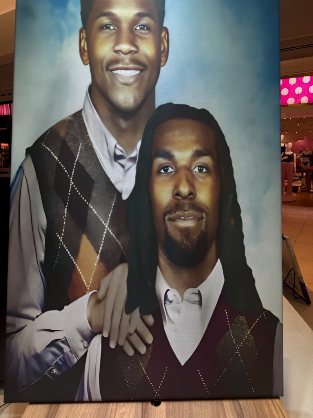 Anthony Edwards and Naz Reid in Step Brothers NBA Canvas Timberwolves ...