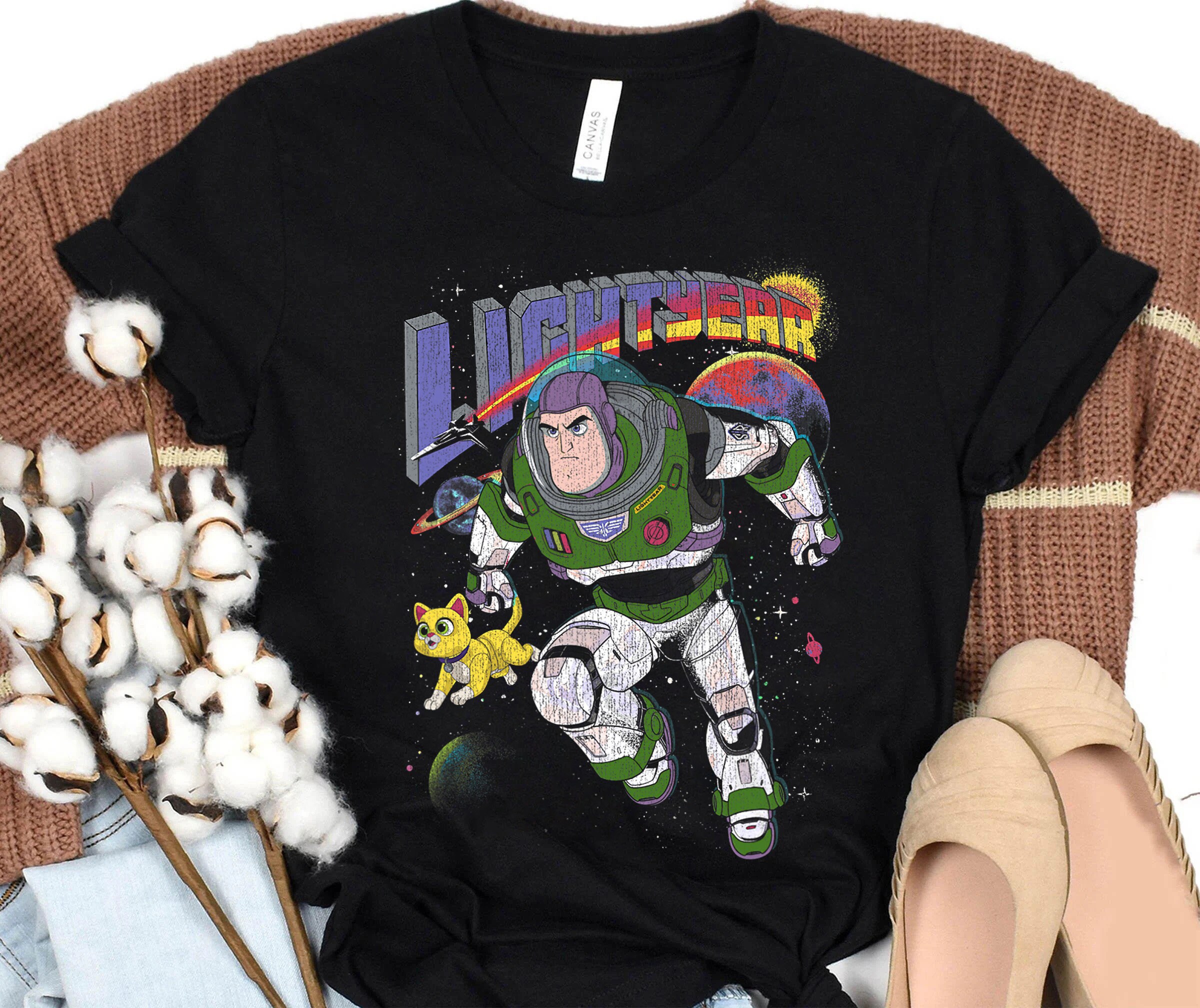 Disney Pixar Lightyear Buzz and Sox Retro Space Ranger Shirt - Etsy