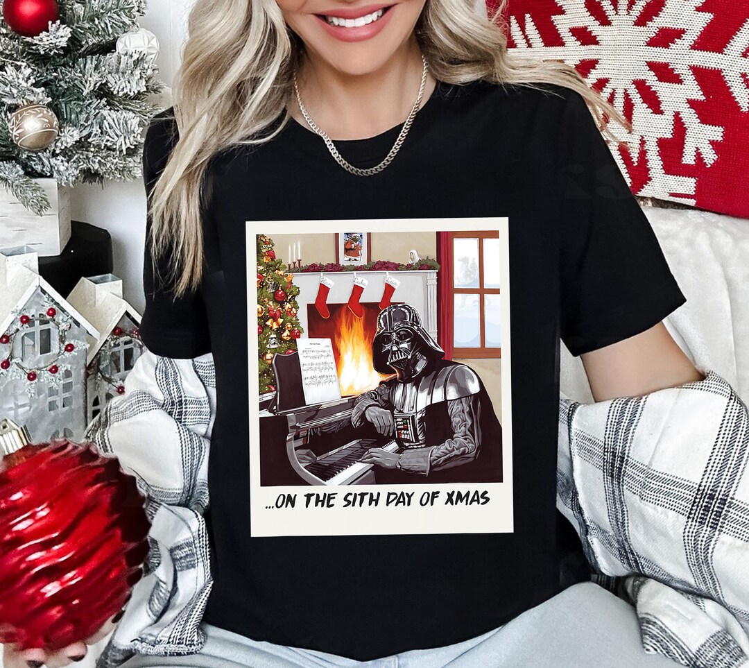 Star Wars Darth Vader Sith Day of Xmas Holiday T-shirt, Star Wars ...