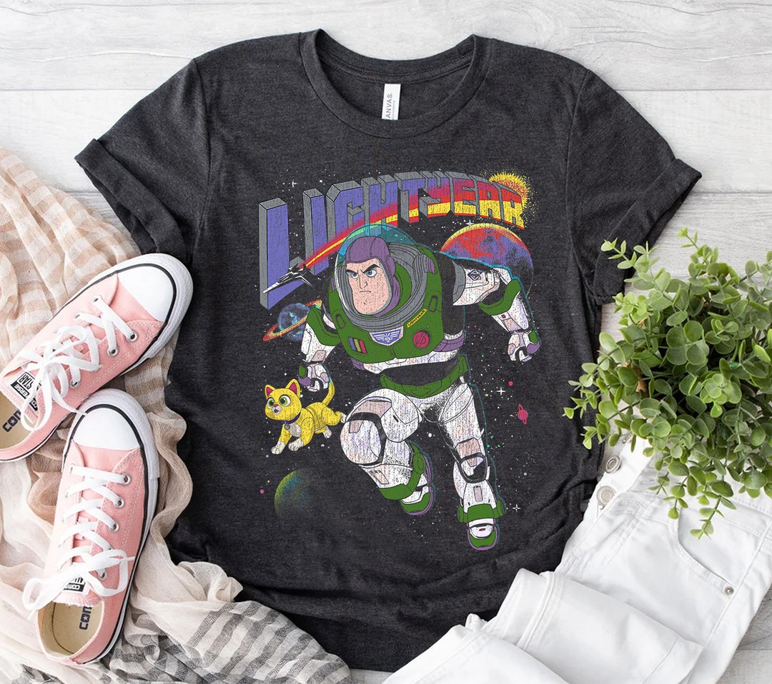 Disney Pixar Lightyear Buzz and Sox Retro Space Ranger Shirt - Etsy