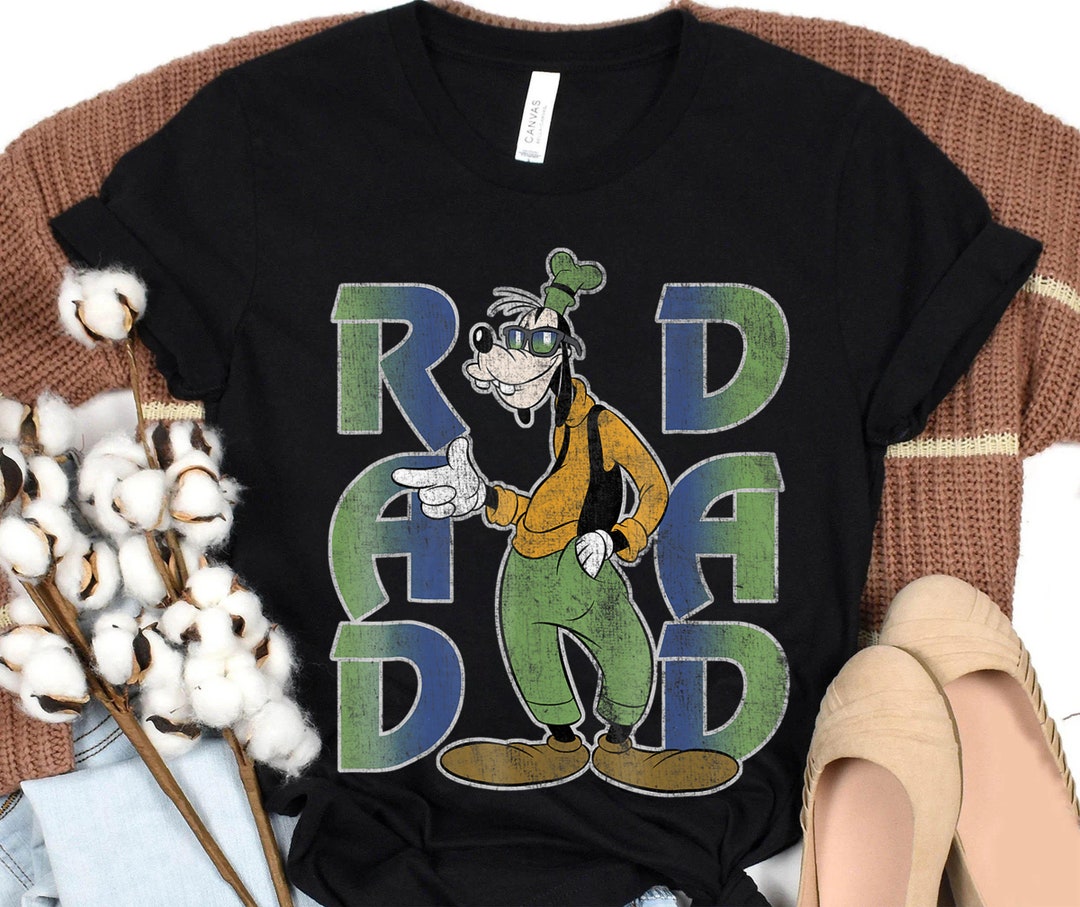 Disney Rad Dad Goofy Funny Classic Pose Shirt, Rad Dad Shirt, Father's ...