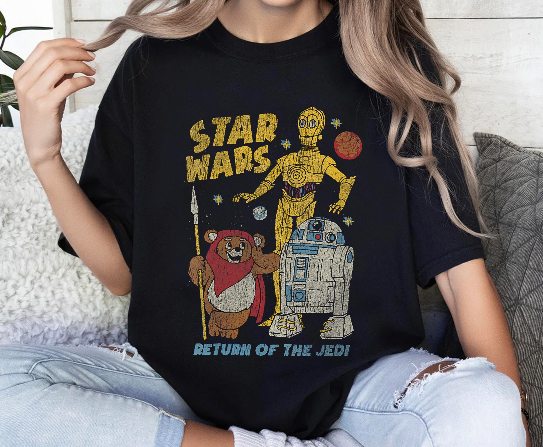 Star Wars Return of the Jedi Droids and Ewok Vintage Comic - Etsy