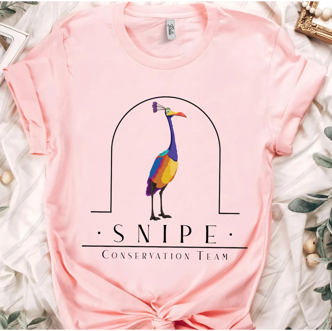 Disney up Movie Kevin Snipe Conservation Team Paradise Falls Shirt ...
