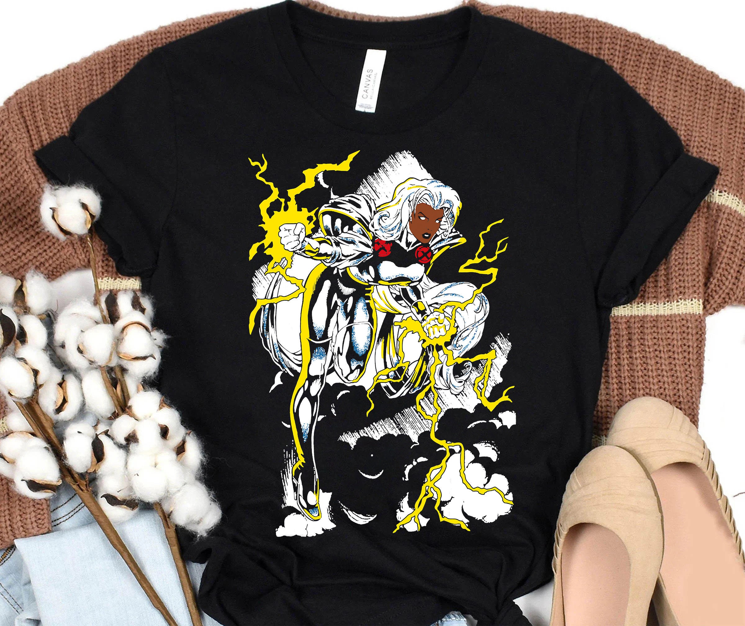 Marvel X-men Storm Action Pose Retro Graphic T-shirt Marvel - Etsy