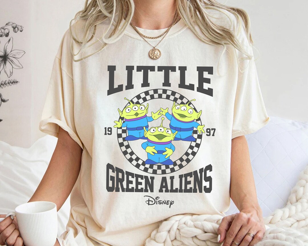Retro Disney Pixar Toy Story Aliens Shirt, Vintage Little Green Aliens ...
