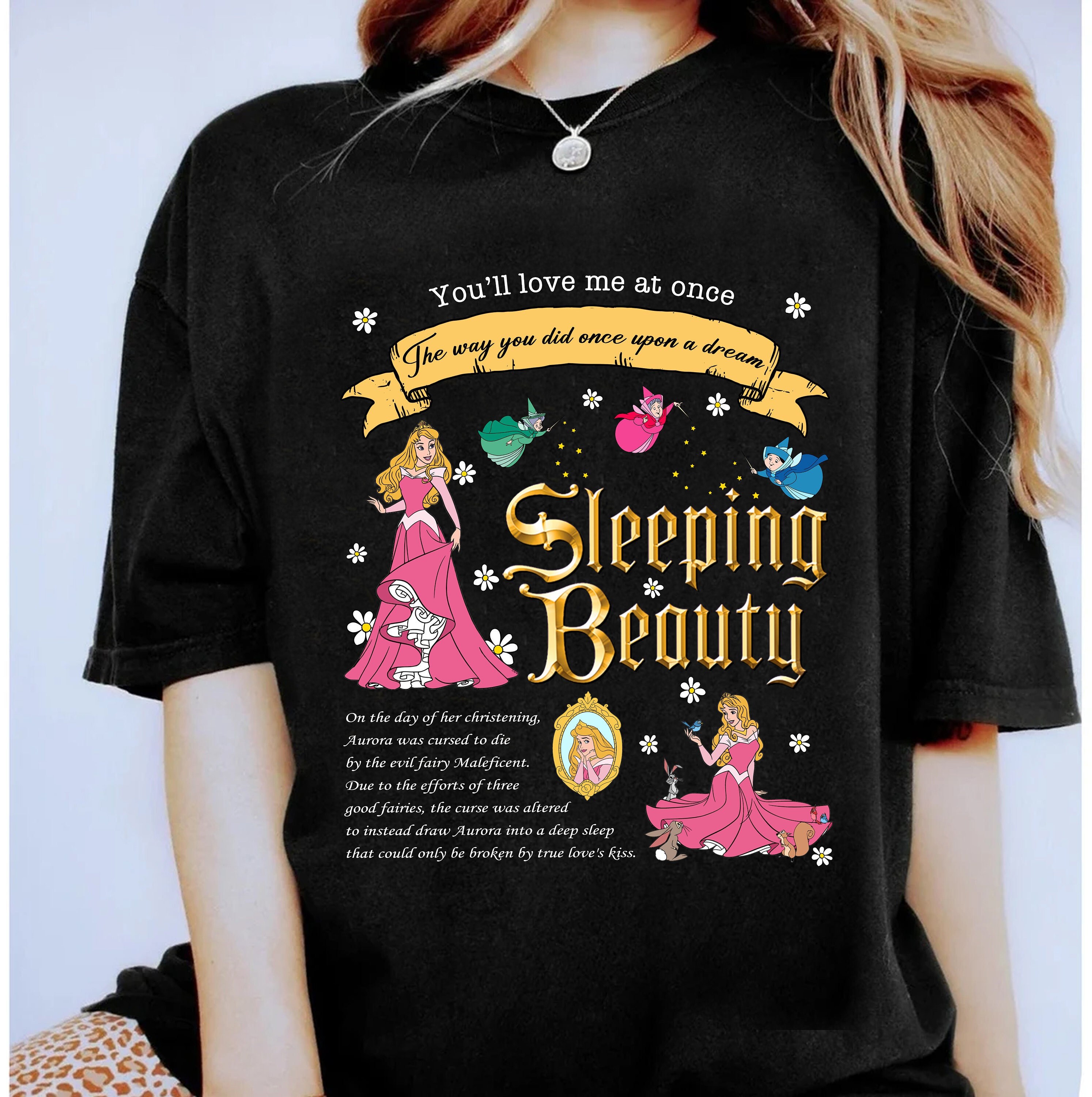 1990'S Sleeping Beauty / Vintage Disney T-Shirt | Rendezboo 1990'S Sleeping Beauty / Vintage Disney T-Shirt | Rendezboo
