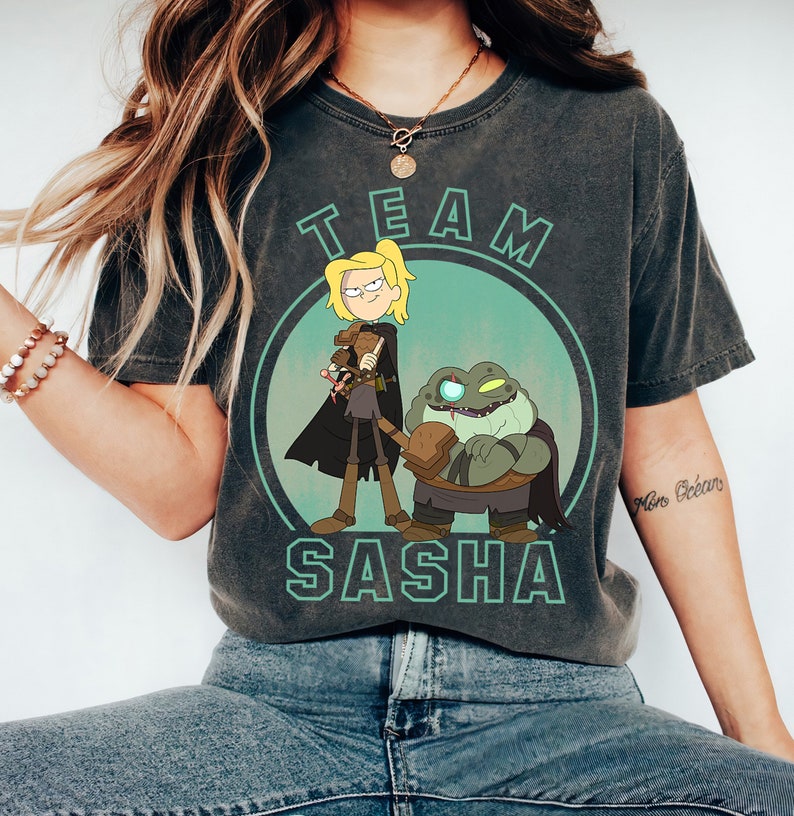 Disney Channel Amphibia Team Sasha T-shirt Amphibia Character - Etsy
