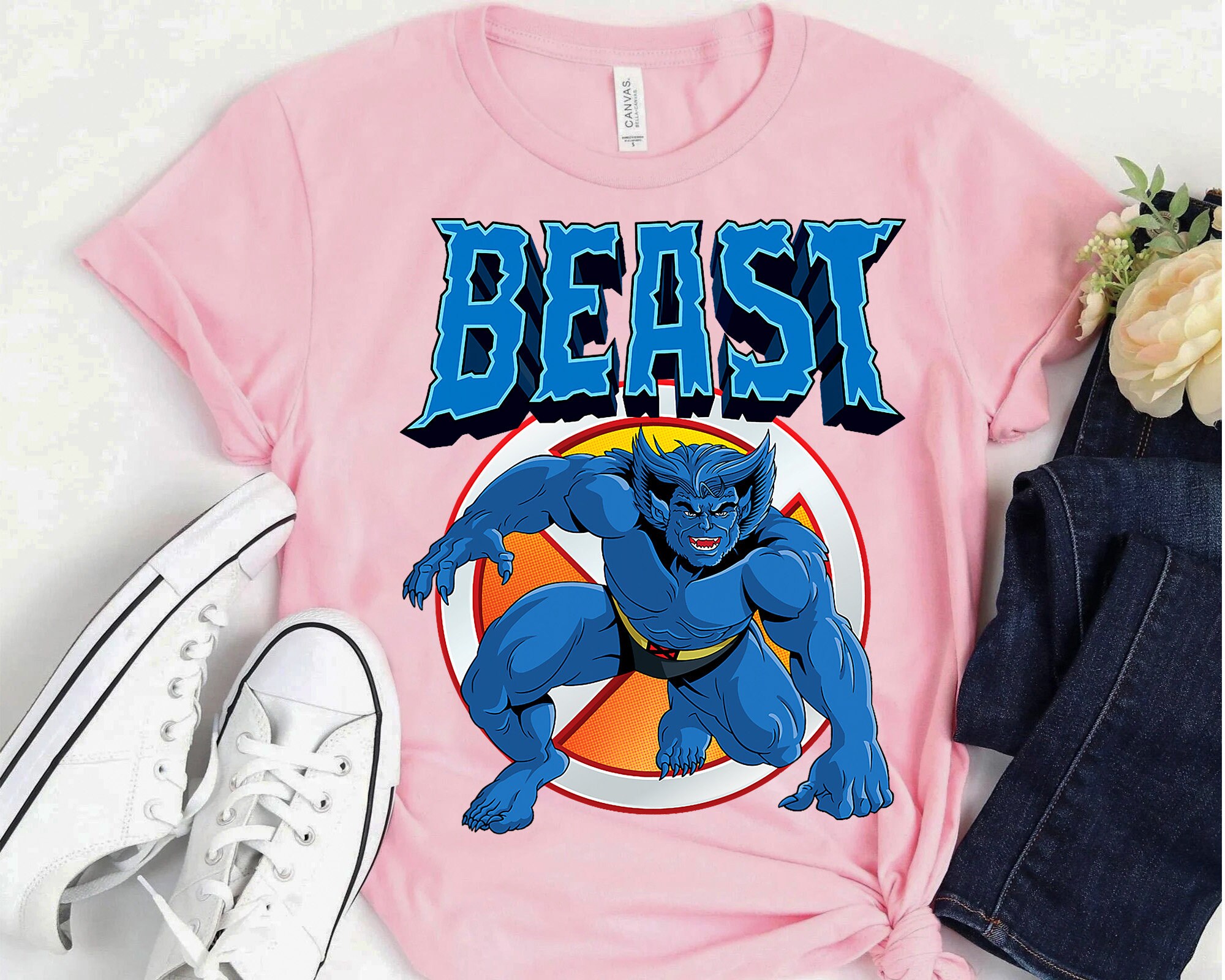 Marvel X-men Beast Retro 90s T-shirt 90s T-shirt ,beast, Storm ...