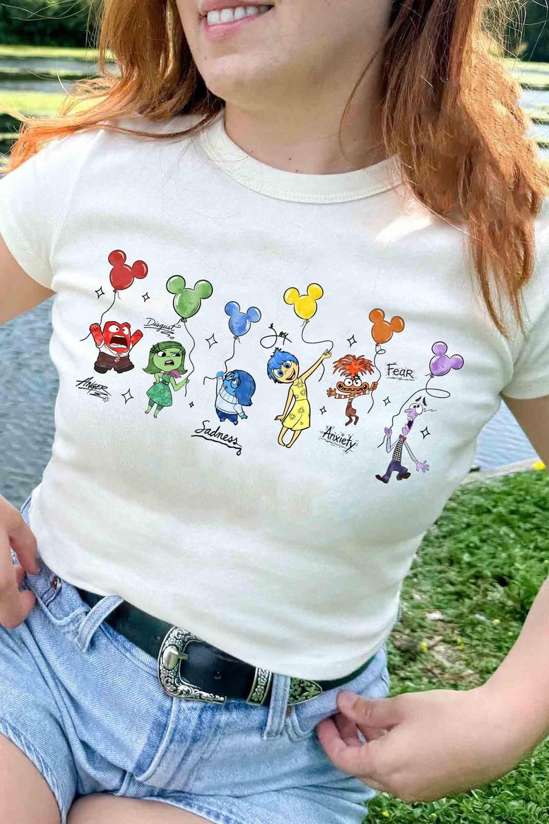 Disney Pixar Inside Out Signatures Shirt, Inside Out Anger Disgust ...