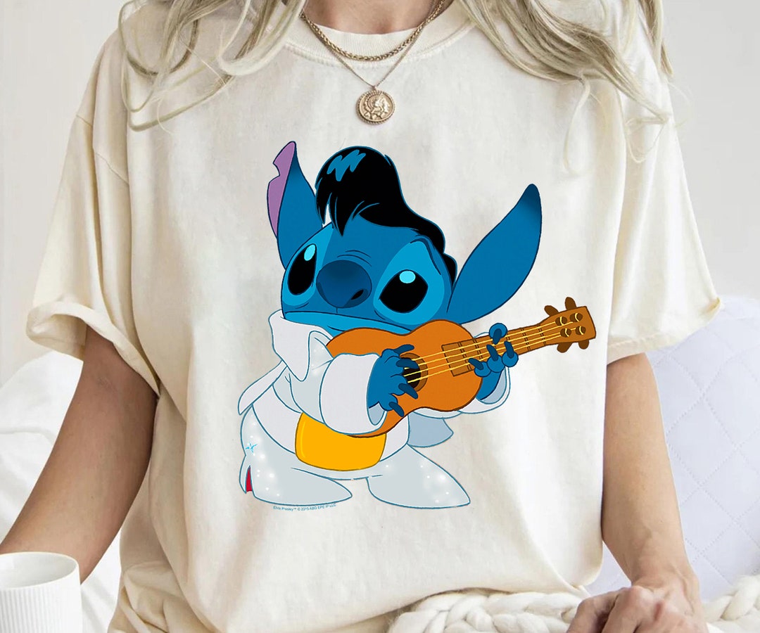 Disney Lilo & Stitch Iconic Stitch Ready to Play Logo Shirt, Disney ...