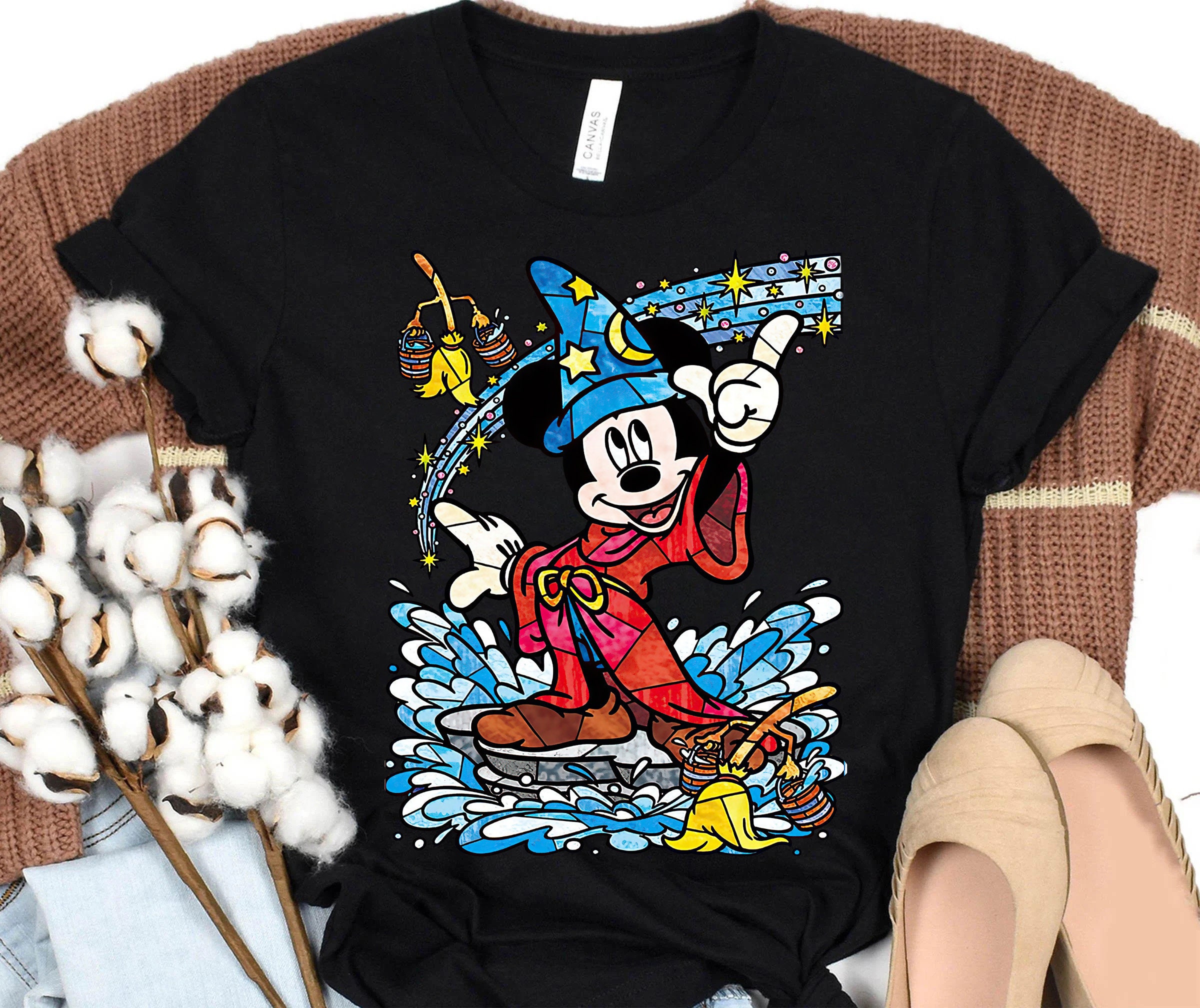 Disney Fantasia Sorcerer Mickey Mouse Magic Wizard Retro - Etsy