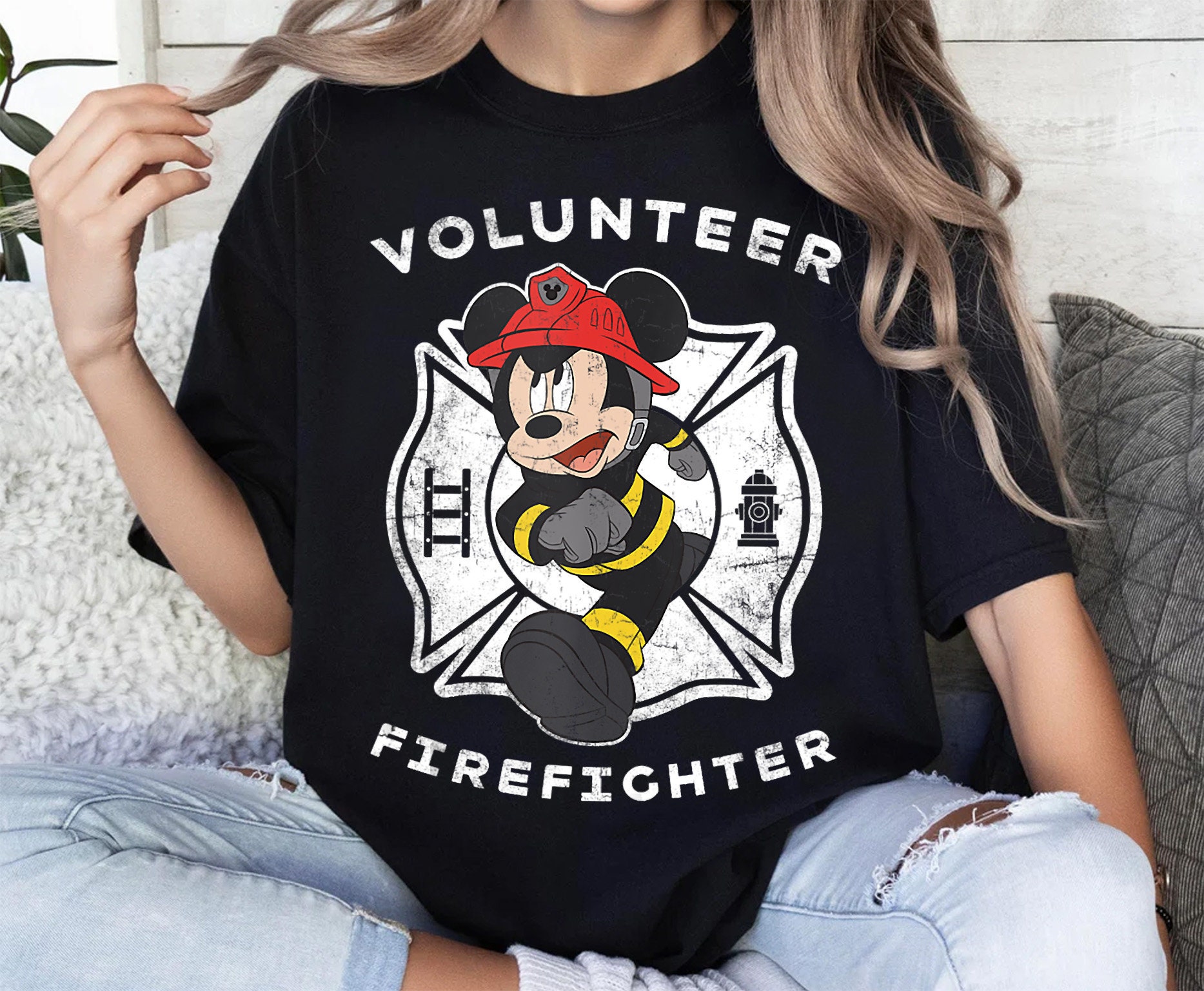Disney Mickey and Friends Mickey Mouse Volunteer Firefighter - Etsy