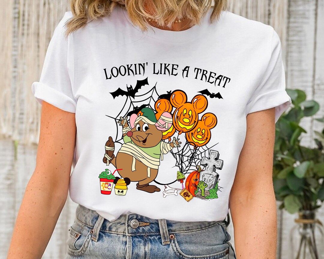 Cute Gus Mouse Looking Like A Treat T-shirt, Disney Cinderella ...