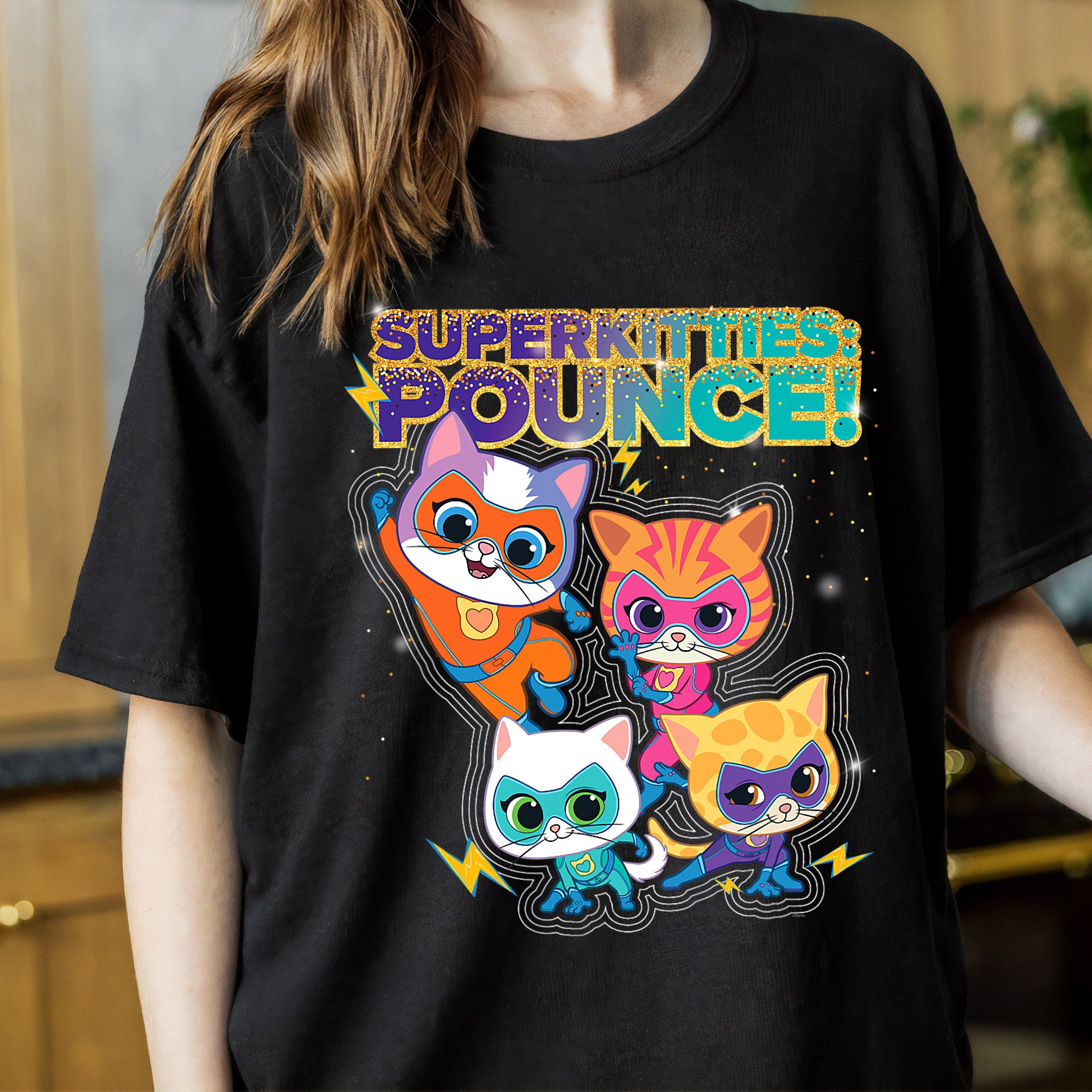 Disney Junior Superkitties Pounce! Full Team T-shirt, Cute Superkitties ...