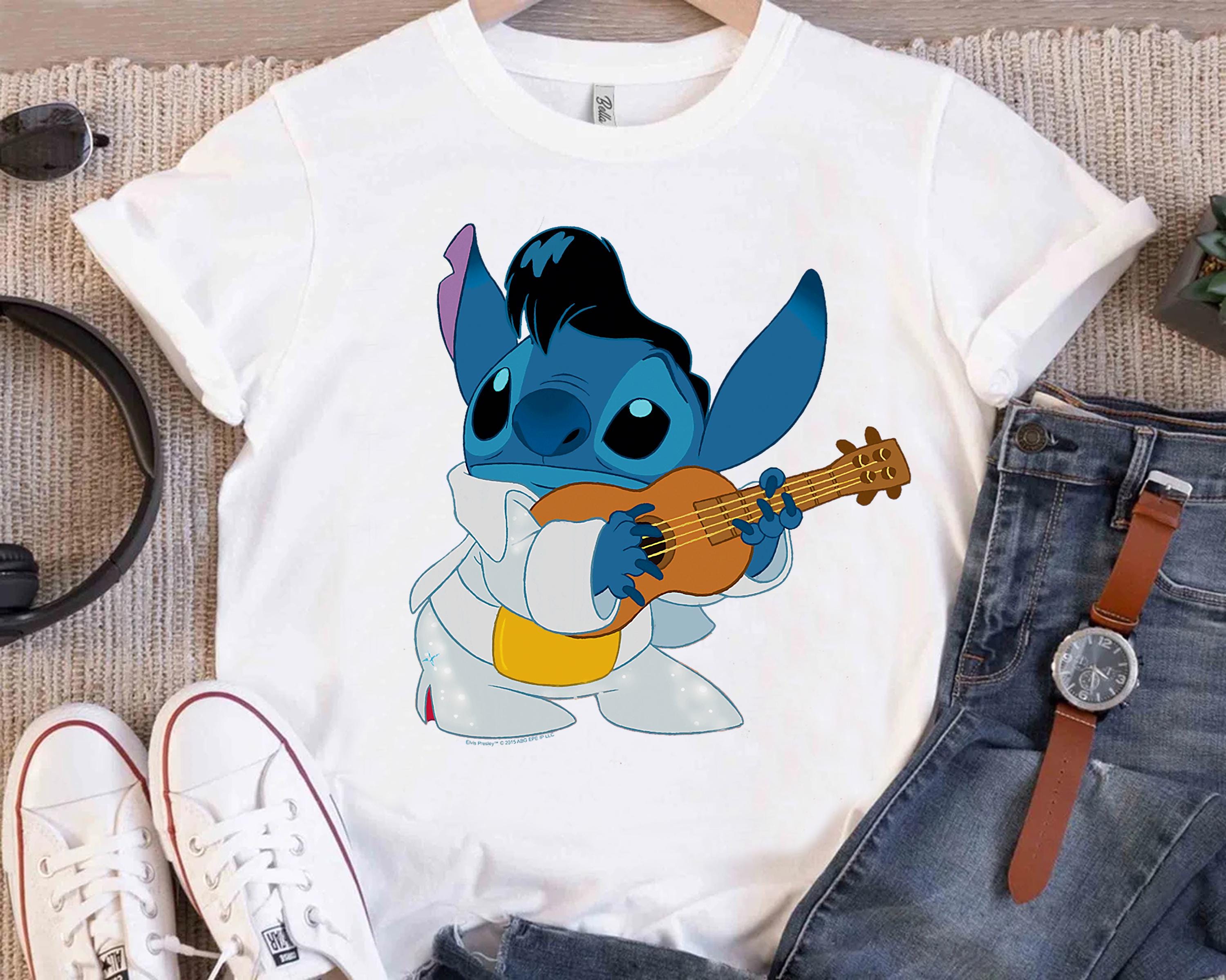 Disney Lilo & Stitch Iconic Stitch Ready to Play Logo Shirt, Disney ...