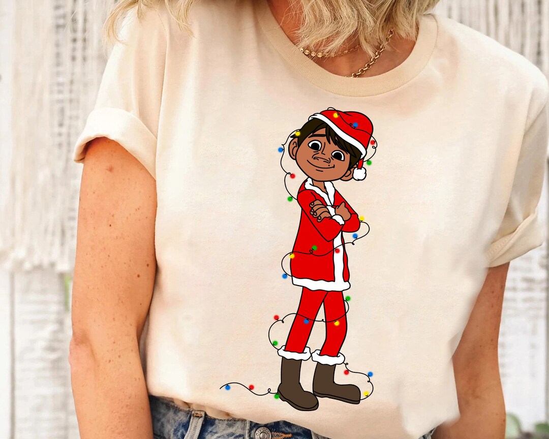 Disney Coco Christmas Lights T-shirt, Coco Christmas Party Tee ...