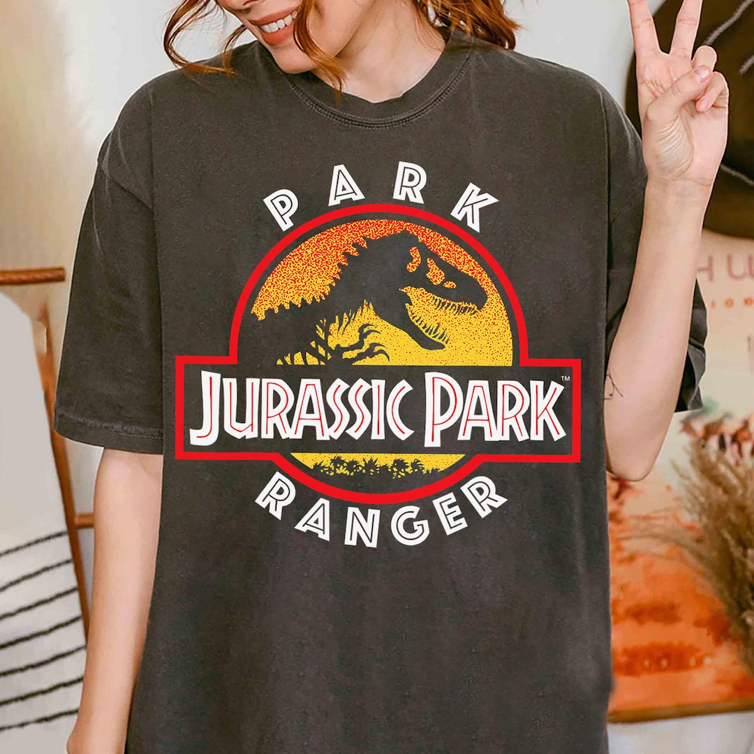 Vintage Jurassic Park Circle Park Ranger Shirt, Jurassic Park Logo ...