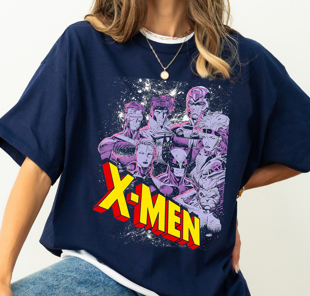 Marvel X-men Vintage Team Retro Graphic T-shirt, Marvel Comics Tee, WDW ...