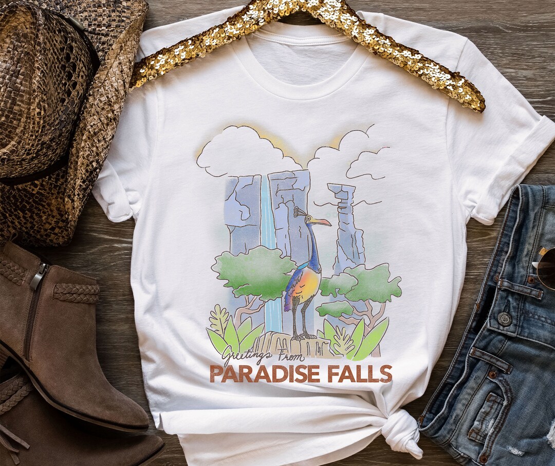 Disney Pixar up Kevin Greetings From Paradise Falls Poster - Etsy