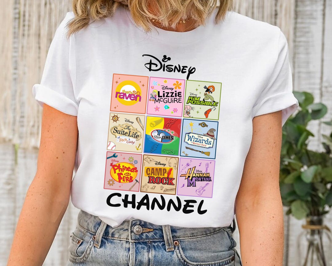 Vintage Disney Channel Shirt, Retro Disney Channel Games Logo Shirt ...
