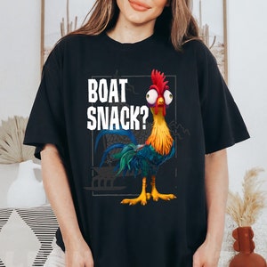Disney Moana Hei Hei Boat Snack Graphic T-shirt, Hei Hei Shirt ...