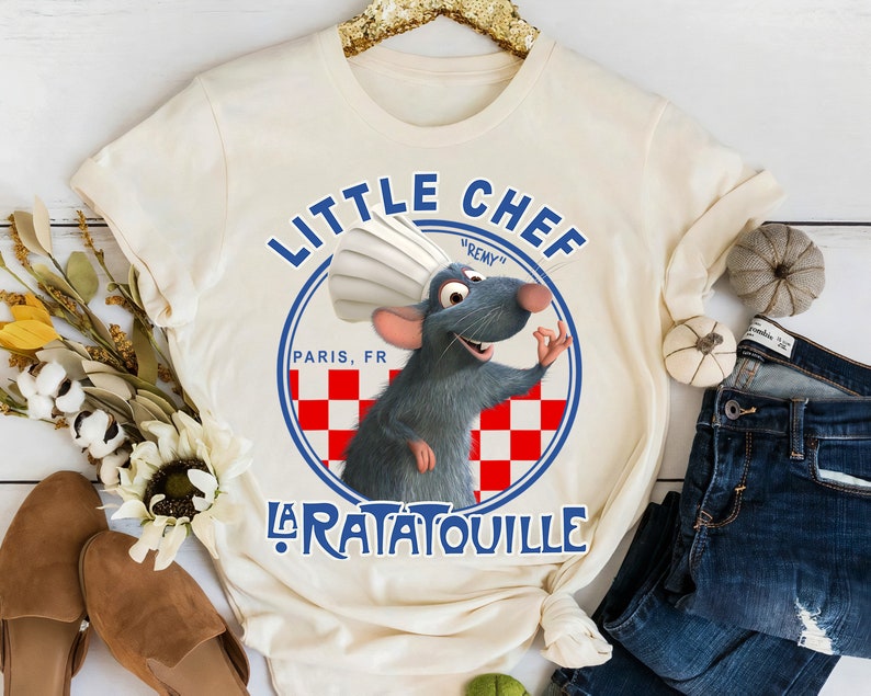 Disney Pixar Ratatouille Remy Little Chef Graphic T-shirt - Etsy