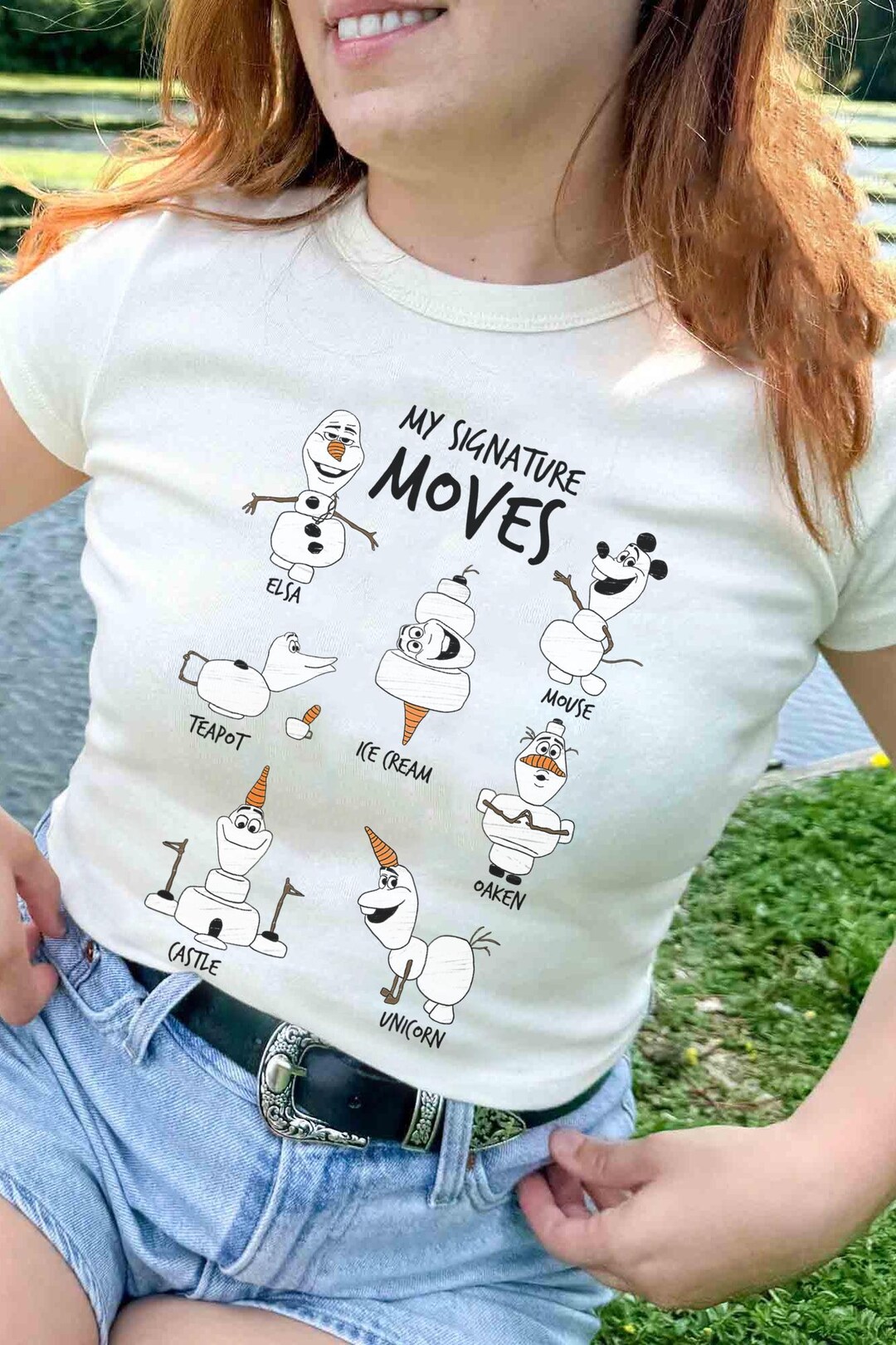 Disney Frozen 2 Olaf My Signature Moves T-shirt, Olaf Portrait Shirt ...