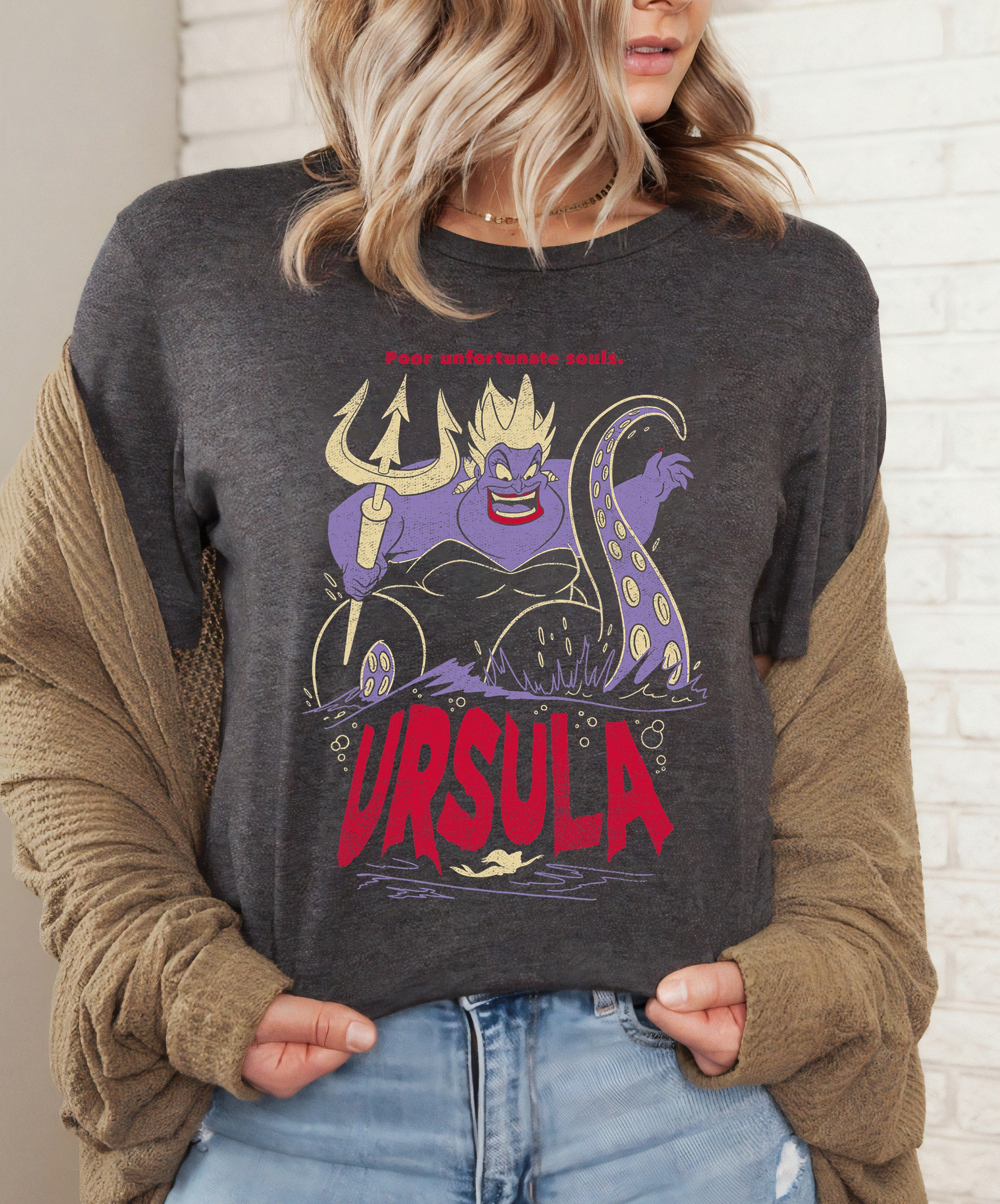 Disney the Little Mermaid Ursula Graphic T-shirt Disneyland - Etsy