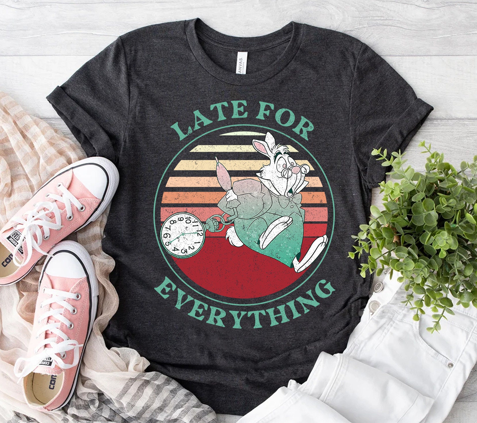 Disney Alice in Wonderland White Rabbit Late for Everything - Etsy