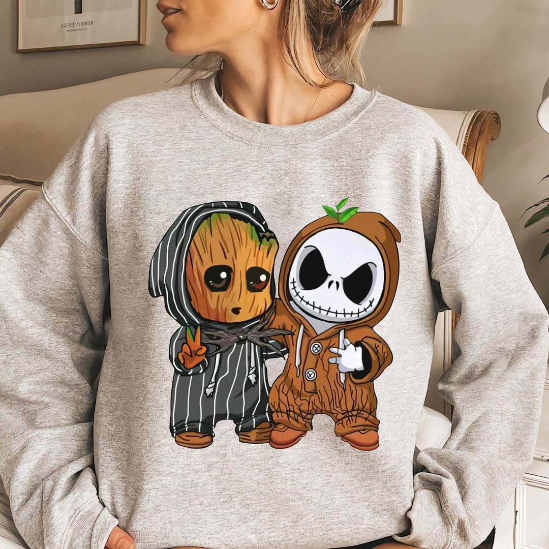 Marvel Guardians Baby Groot and Jack Skellington Cosplay Friends ...