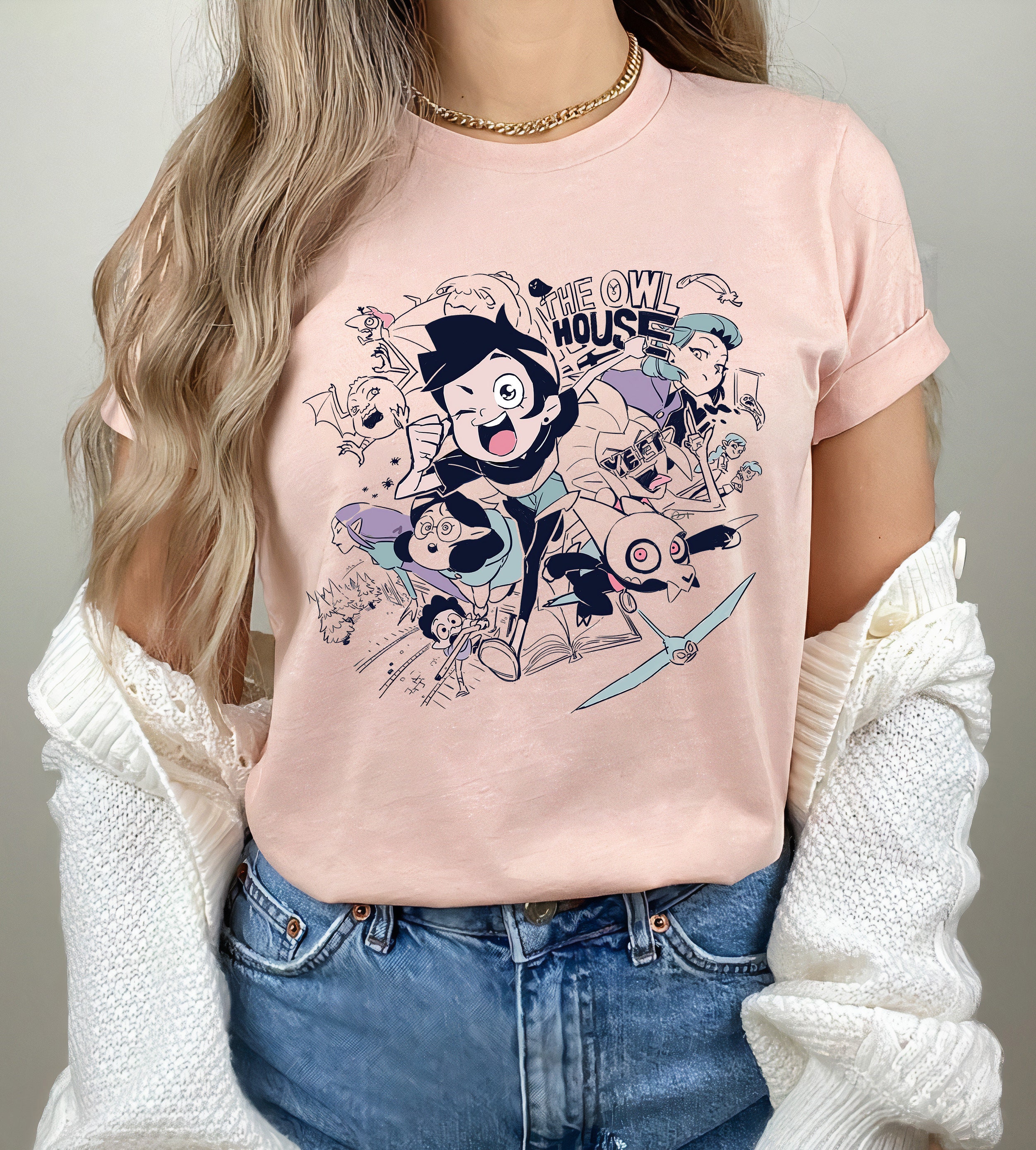 Disney the Owl House Characters Shirts the Owl House Shirt - Etsy UK