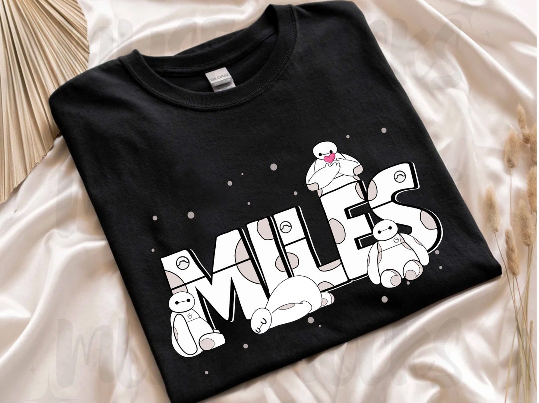 Custom Name Big Hero Baymax Disney Shirt, Gift for Kid Mom Dad ...