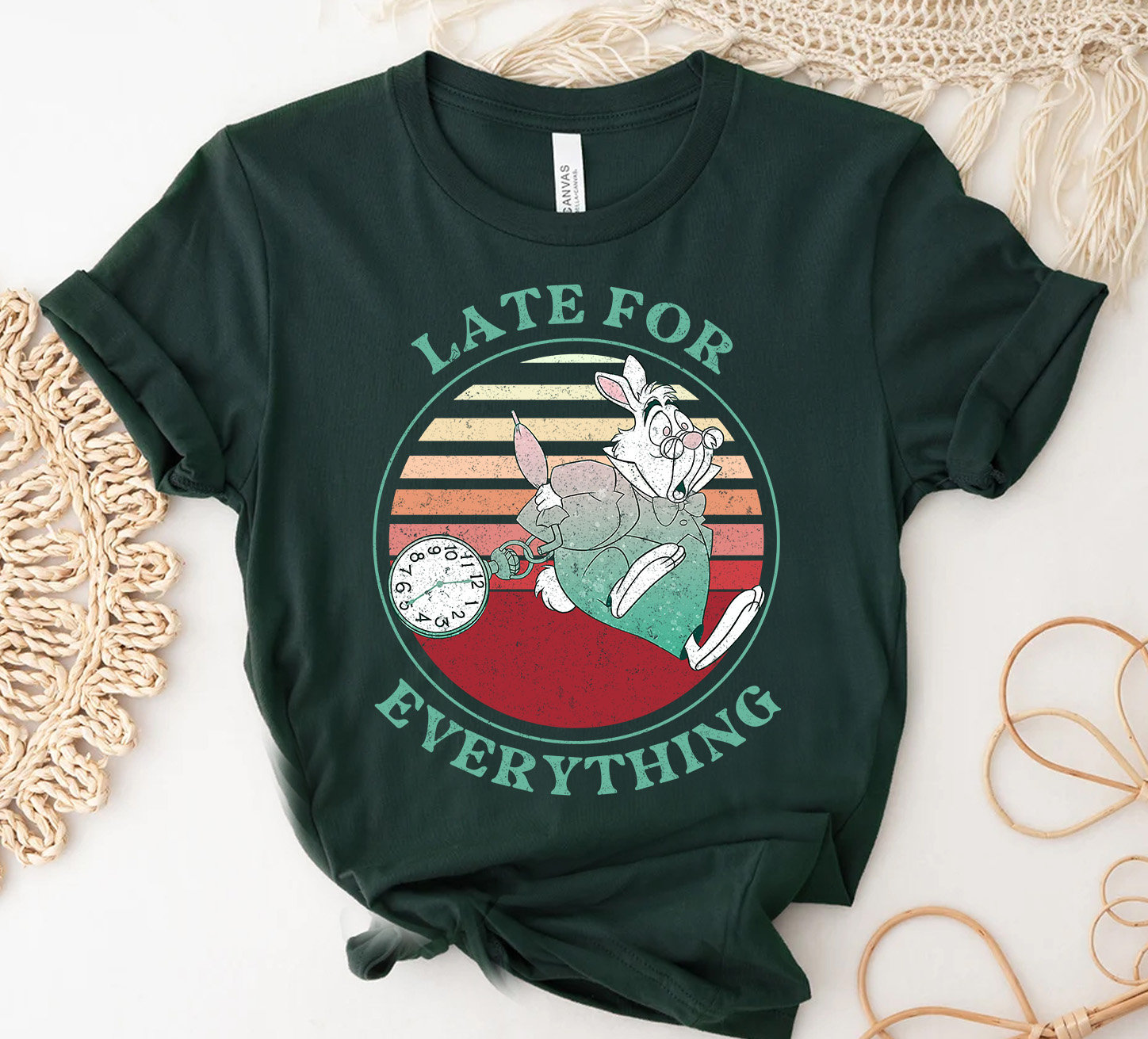 Disney Alice in Wonderland White Rabbit Late for Everything - Etsy