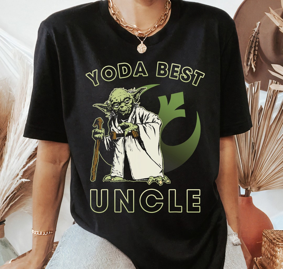 Star Wars Yoda Best Uncle Rebel Logo T-shirt , Disneyland Family ...