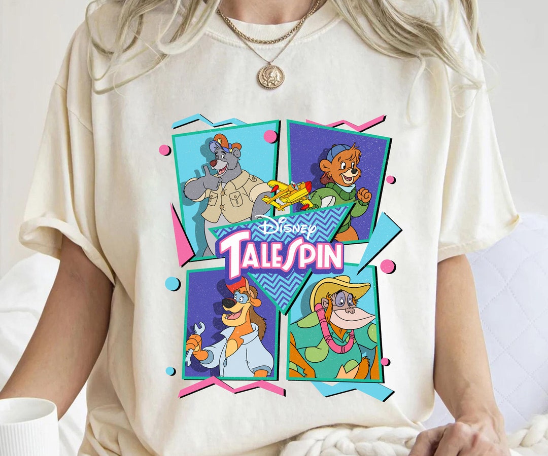 Disney Talespin Characters Group T-shirt, Talespin Squad T-shirt, Magic ...