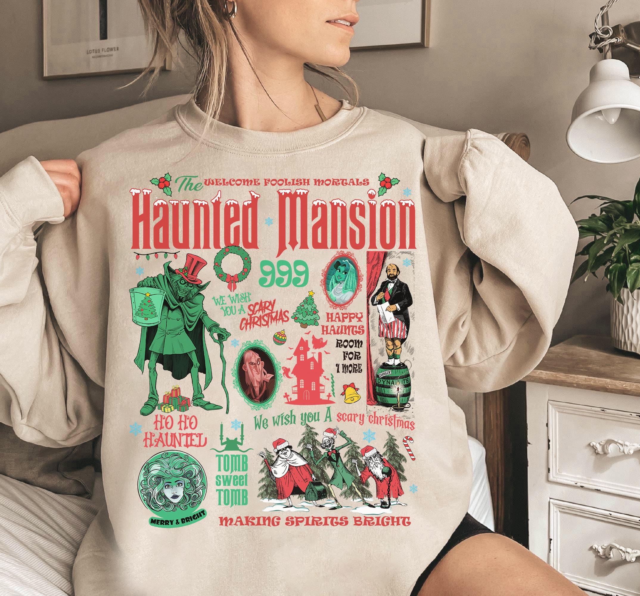 Disney Haunted Mansion Characters Christmas Costume, Foolish Mortals ...