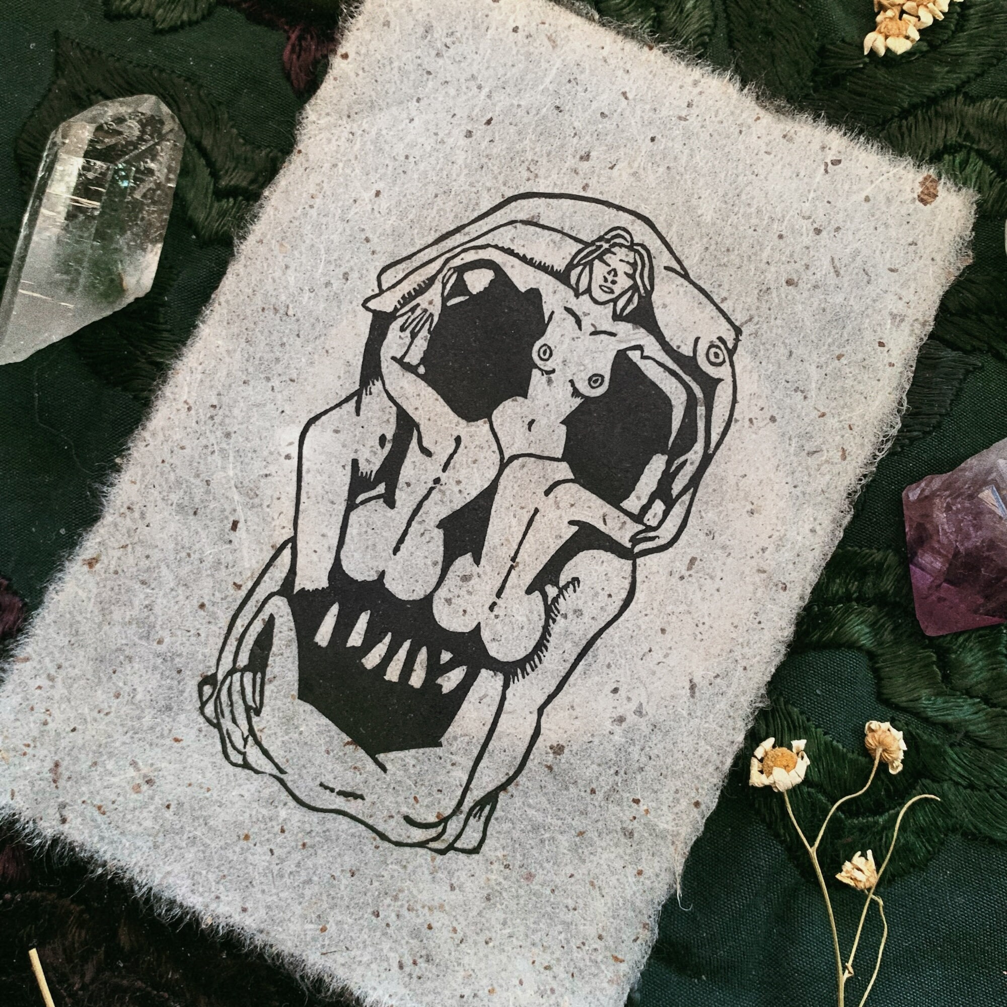 Death's-head Hawkmoth Handmade Print Moth Linocut Print Dali Skull ...