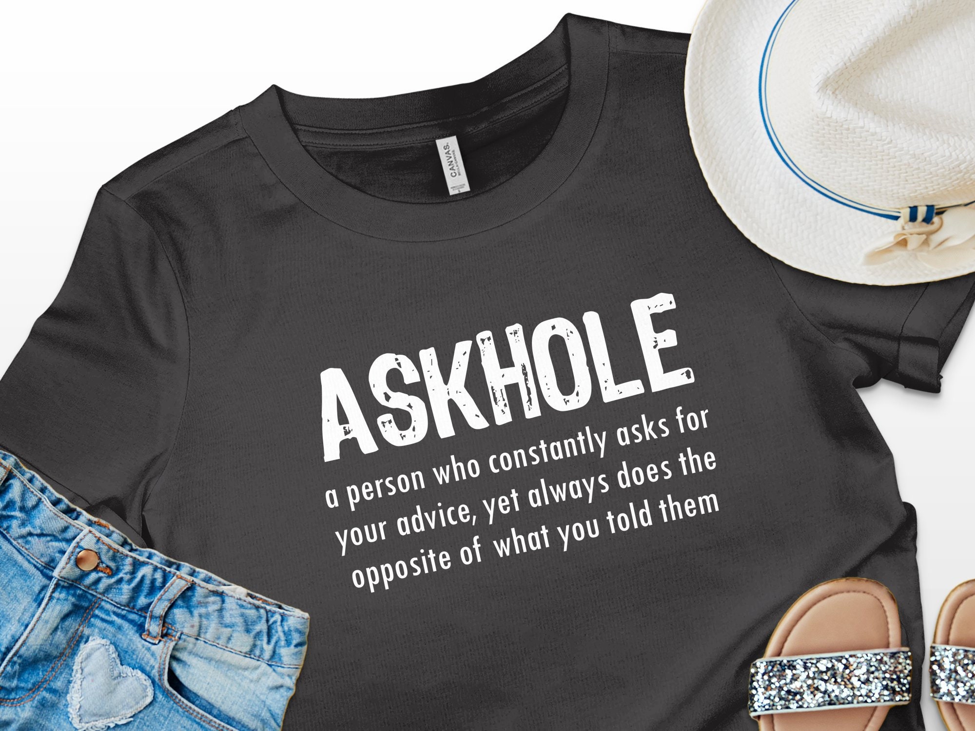 Askhole Funny Meaning Shirt Funny Dictionary T-shirt - Etsy Hong Kong