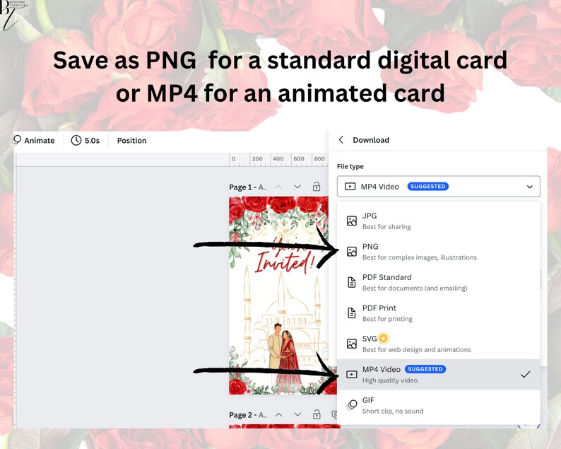 Animated Digital Shaadi Nikkah Ceremony Walima Wedding Engagement ...