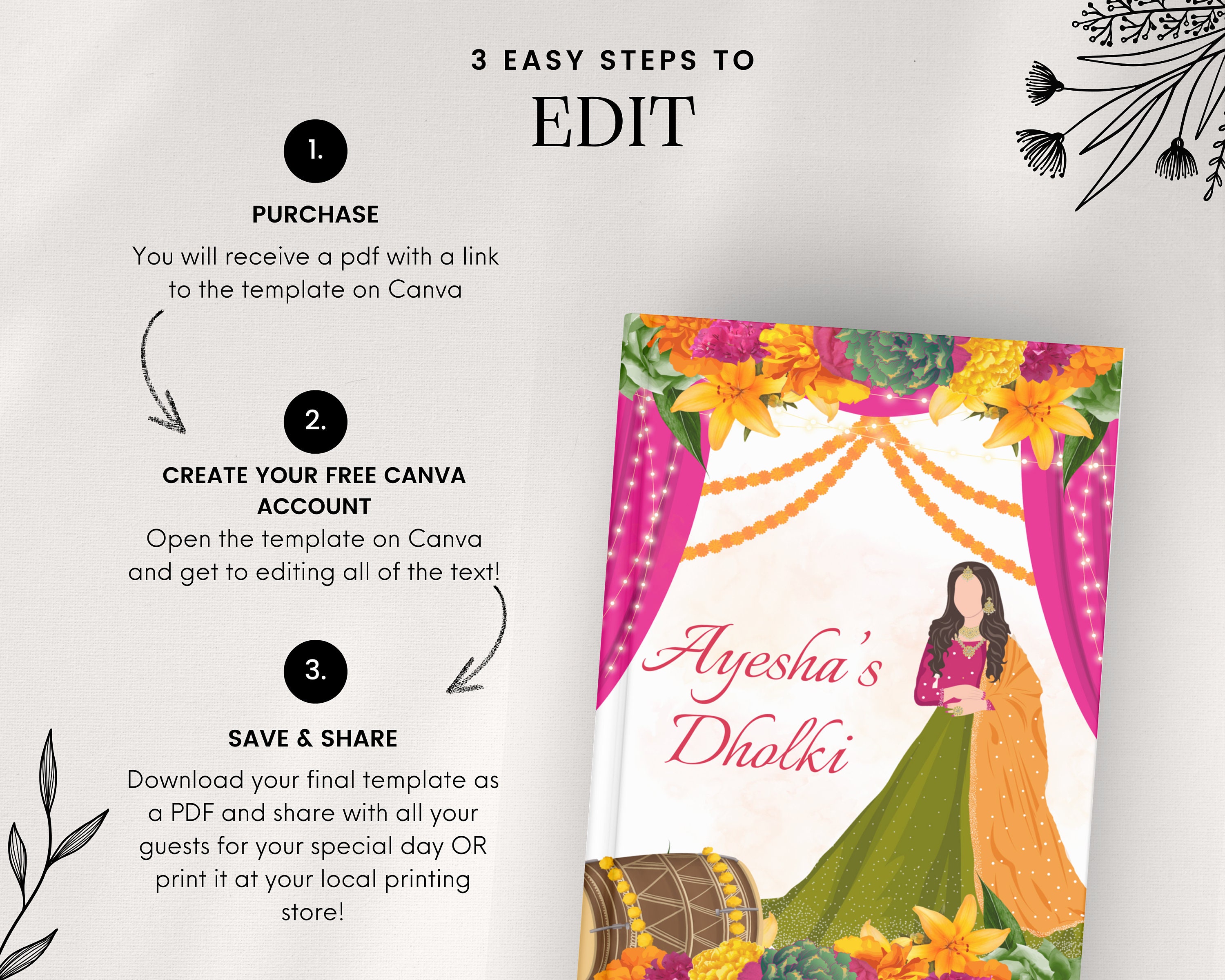 DIGITAL DOWNLOAD Modern Dholki Book, Mayoun Mehndi Song Book Desi Song ...