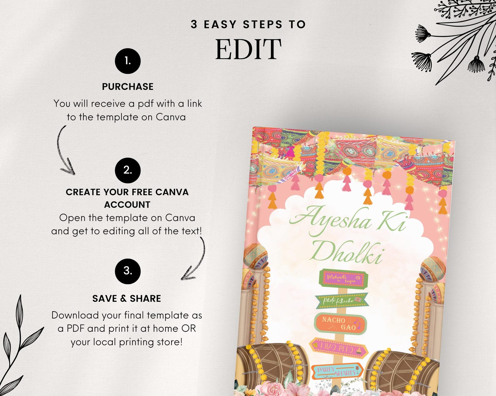 DIGITAL DOWNLOAD Modern Dholki Book, Mayoun Mehndi Song Book Desi Song ...